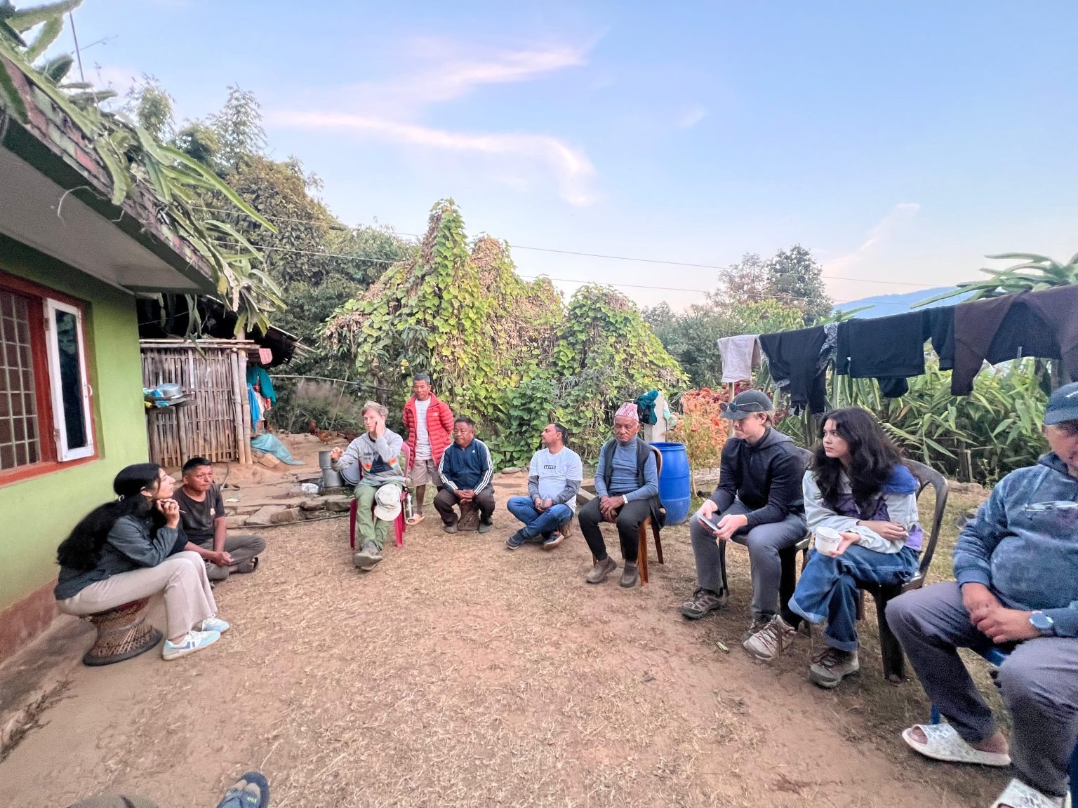 Discussion with users of Yakha Gaun regarding the preparation for drone ...